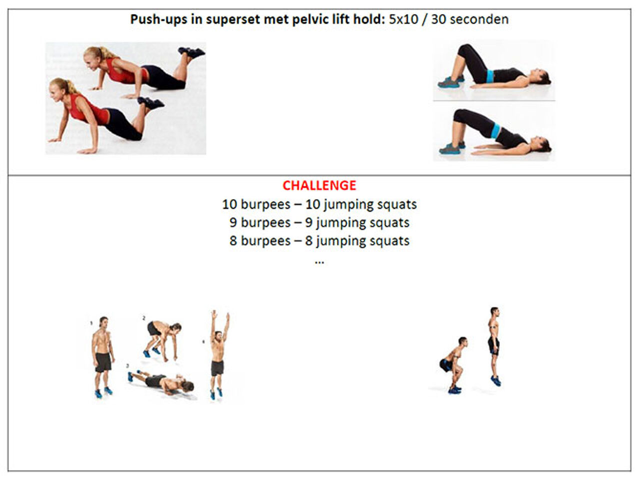 Blijf sporten: vind hier een fitnessschema op maat voor in huis! | zelf ...
