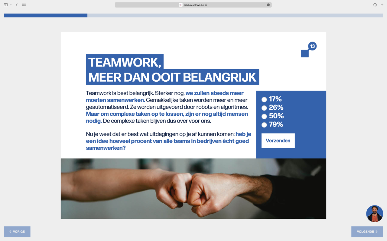 Teamwork: Alleen ga je sneller, samen kom je verder | VRT NWS: nieuws