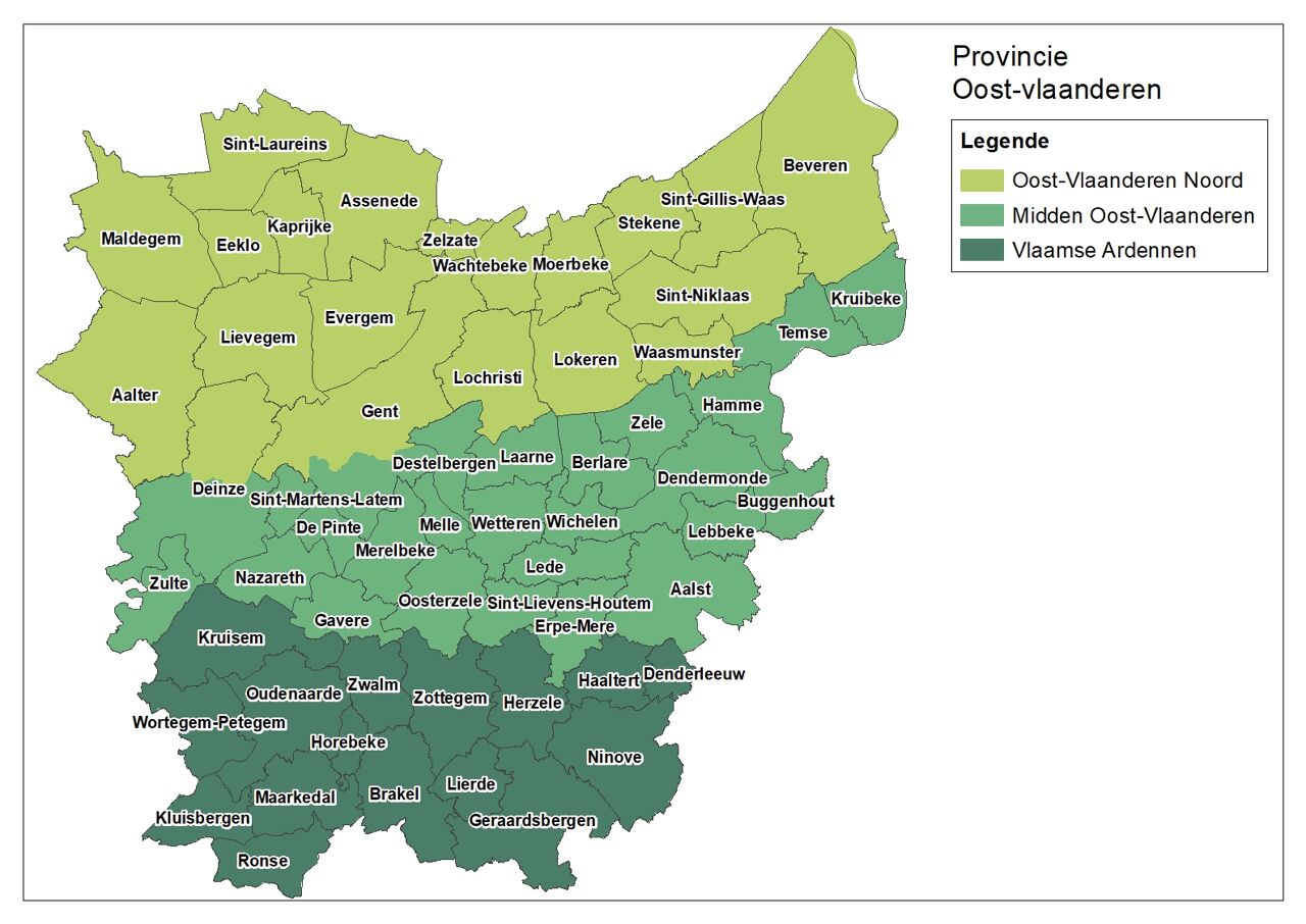 Groot deel van ruim 160.000 aangeplante bomen in Oost-Vlaanderen ...