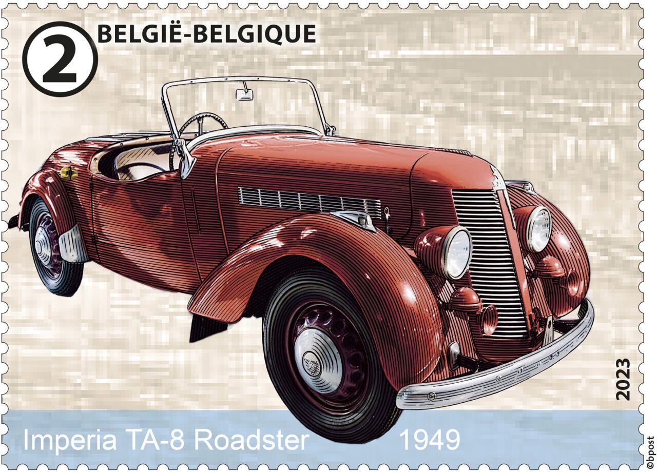 Autoworld en Bpost brengen nieuwe postzegels uit met afbeeldingen van ...