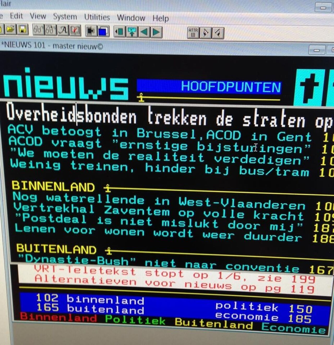 Bijna 8 jaar na VRT trekt ook RTBF de stekker uit Teletekst | VRT NWS ...