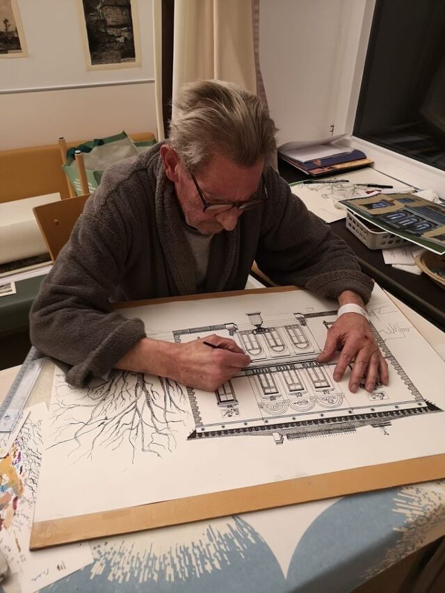 Tekenaar Luc uit Halle krijgt eigen tentoonstelling en ziet zo vanuit ...