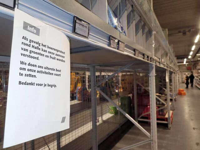 Impact boerenprotest nog dagen voelbaar in supermarkt, voorraden ...