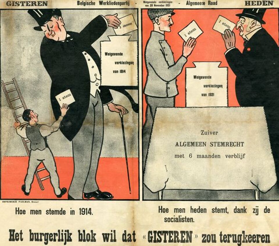 100 jaar geleden: Belgische vrouwen mochten voor het eerst gaan stemmen ...