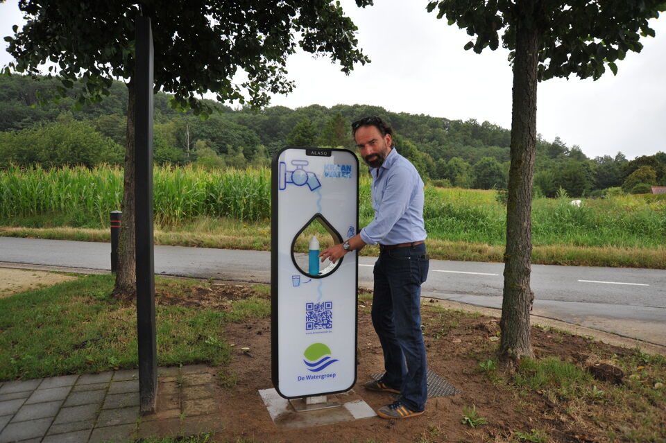 Gratis water voor wandelaars in Rotselaar, dankzij watertap langs ...