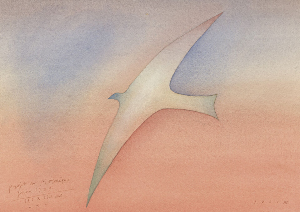 Te ontdekken in Brussel: de kunst van Folon, "troubadour van de hoop ...