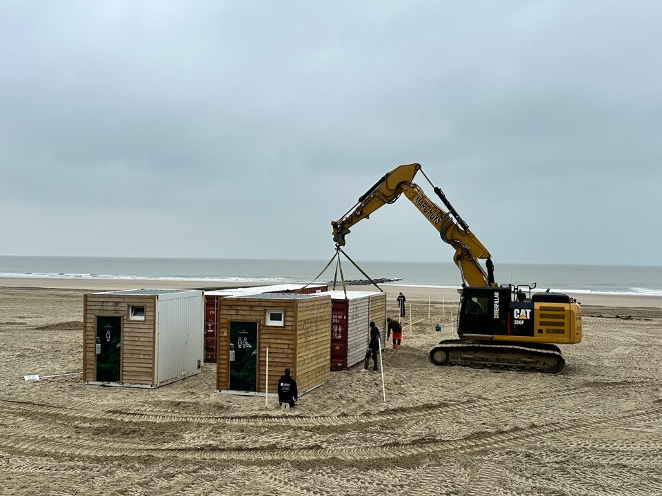 Opbouw van strandbars gestart aan Belgische kust | VRT NWS: nieuws