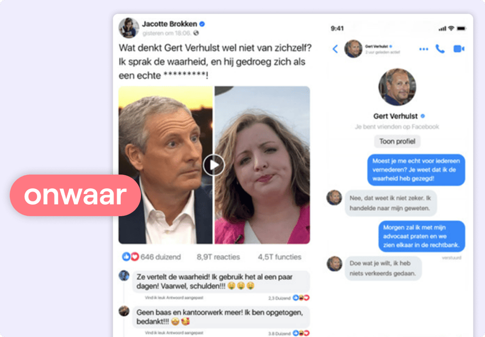 Opgelet voor valse artikels en berichten over weervrouw Jacotte Brokken ...