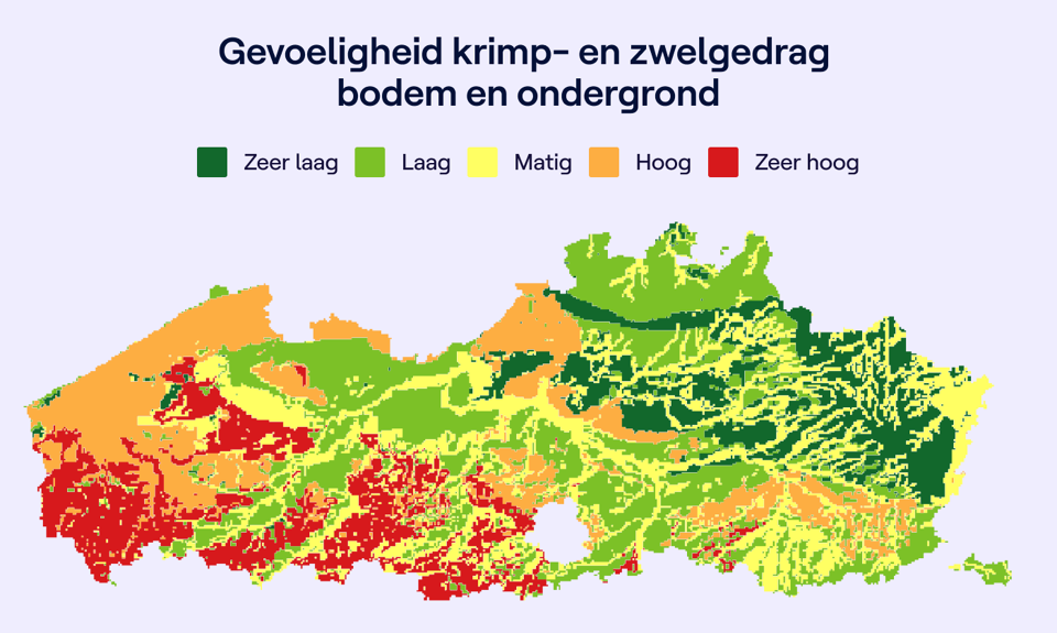 Plastische gronden in Vlaanderen: nieuwe kaart toont risico op ...