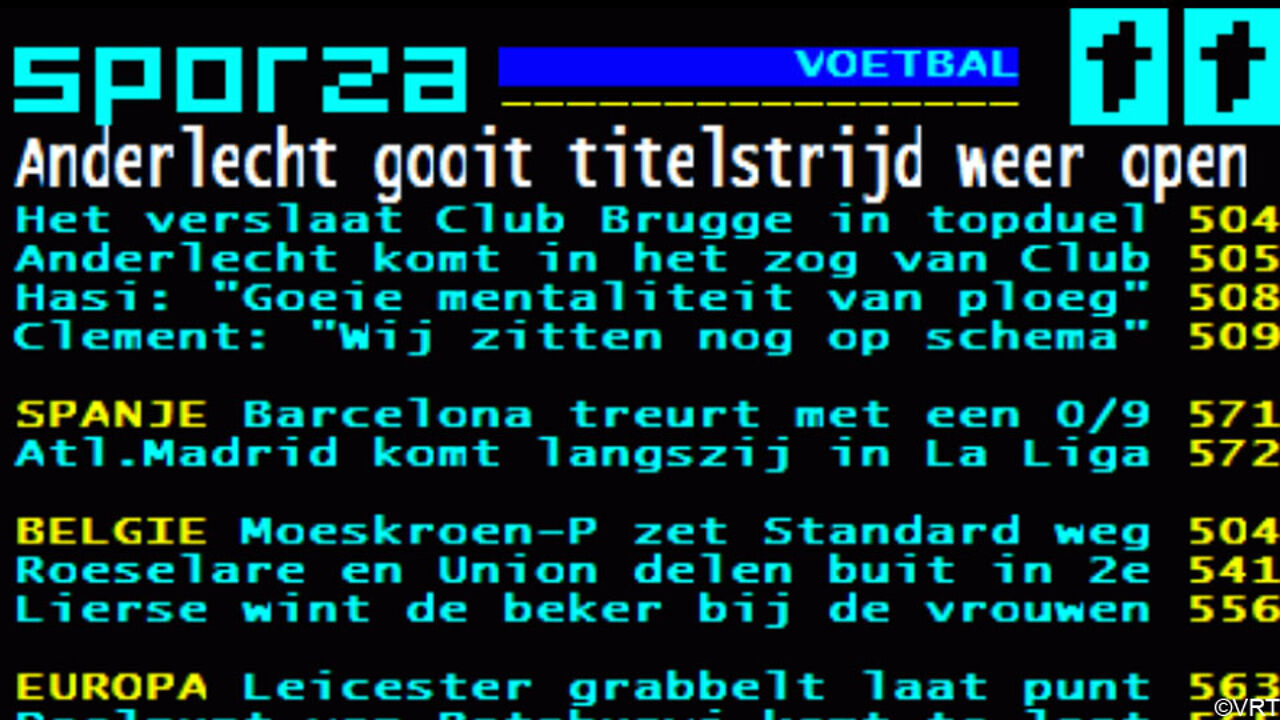 Op 1 juni zet VRT-Teletekst er een punt achter | sporza