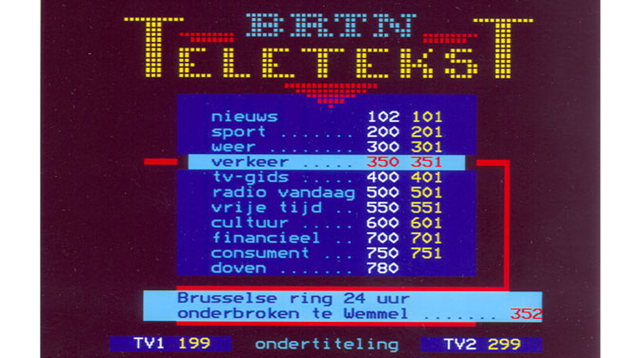 Het einde van een tijdperk: Teletekst houdt op te bestaan | VRT NWS: nieuws