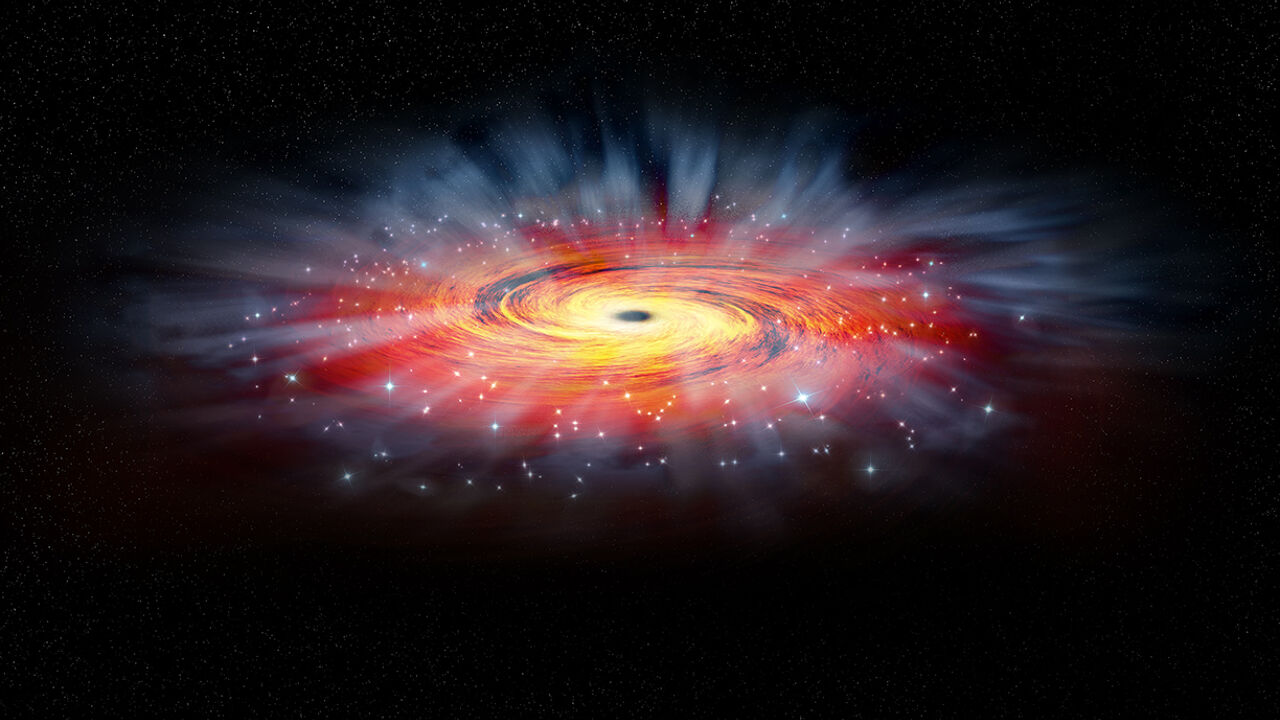 Op een na grootste zwart gat ontdekt in de Melkweg | VRT NWS: nieuws