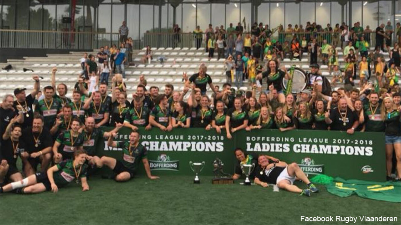 Dendermonde boven in rugbyland: kampioen bij de mannen en de vrouwen ...