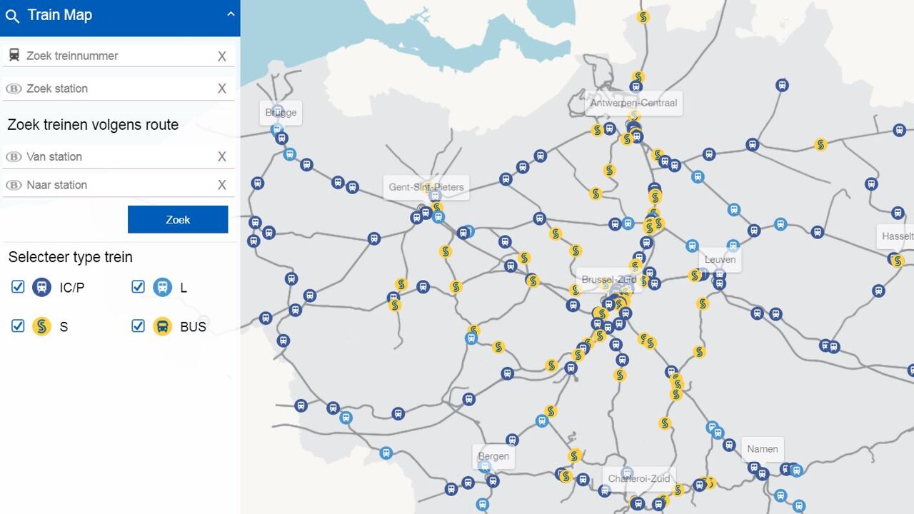 Follow that train thanks to new Train Map website | VRT NWS: news