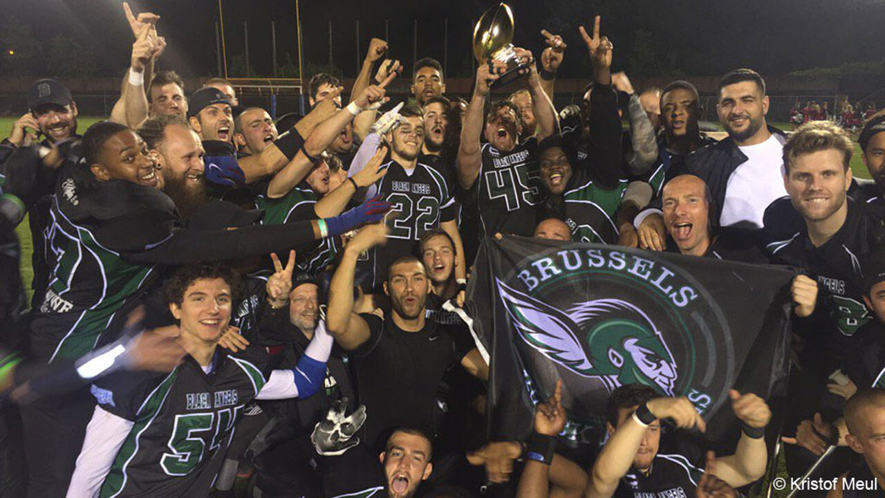 Brussels Black Angels vieren Belgische titel in American football | sporza