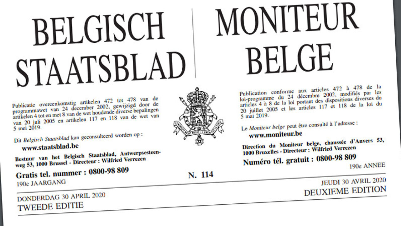 Iconische website van Belgisch Staatsblad krijgt na 27 jaar make-over ...