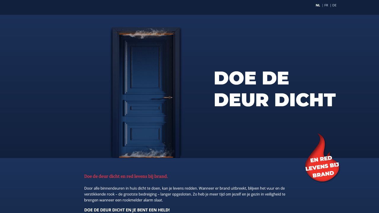 "Doe de deur dicht": een deur die dicht is kan een groot verschil maken ...