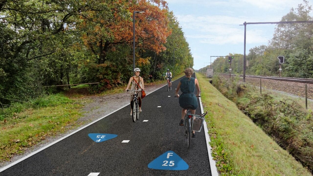 Fietssnelweg tussen Aarschot en Leuven ten vroegste klaar in 2023 | VRT NWS: nieuws