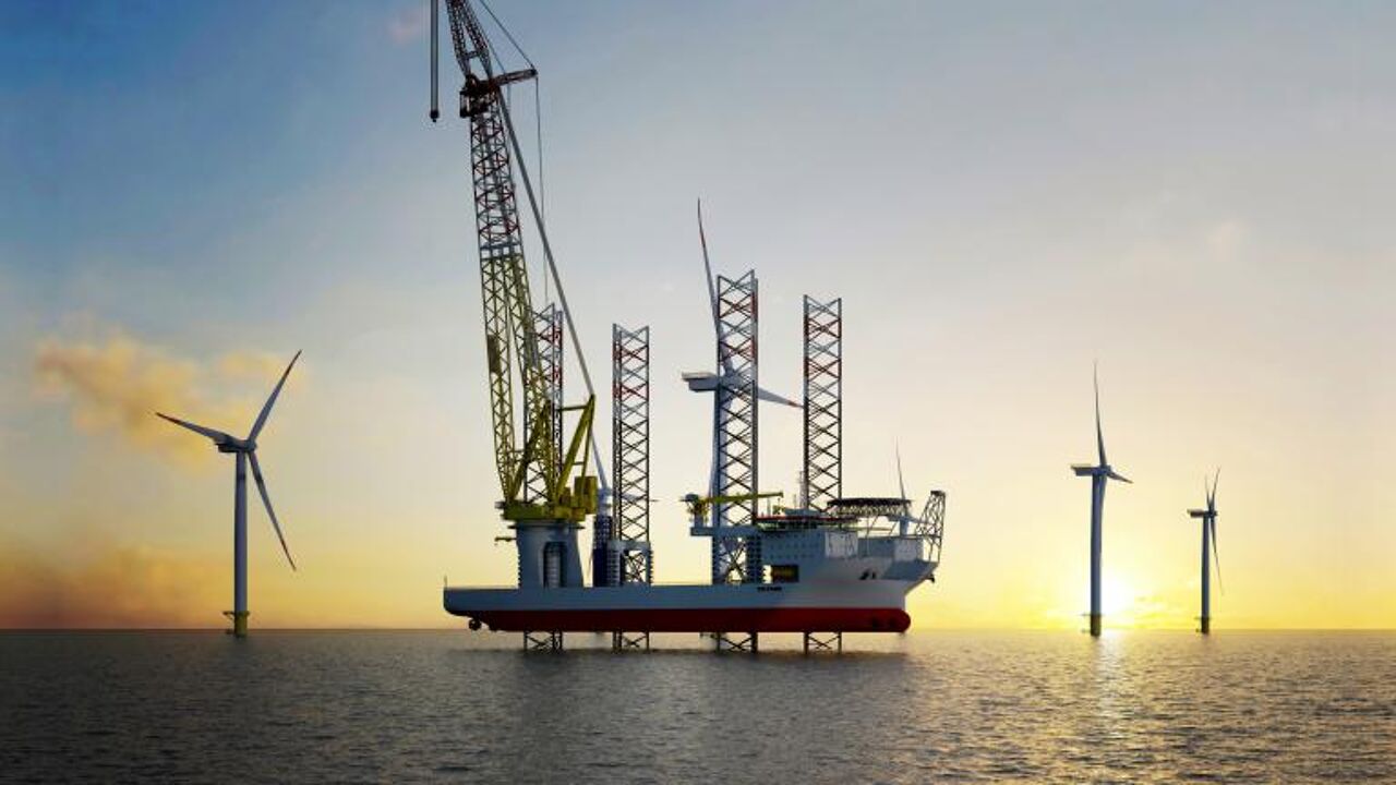 Jan De Nul unveils world’s biggest jack-up installation vessel | VRT ...