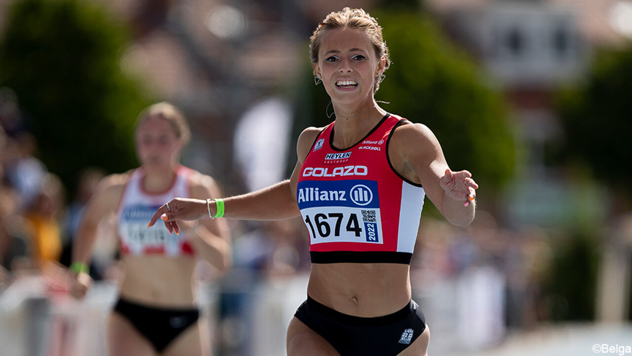 BK atletiek: Rosius wint de 100m in persoonlijk record, Thiam is 2e op ...