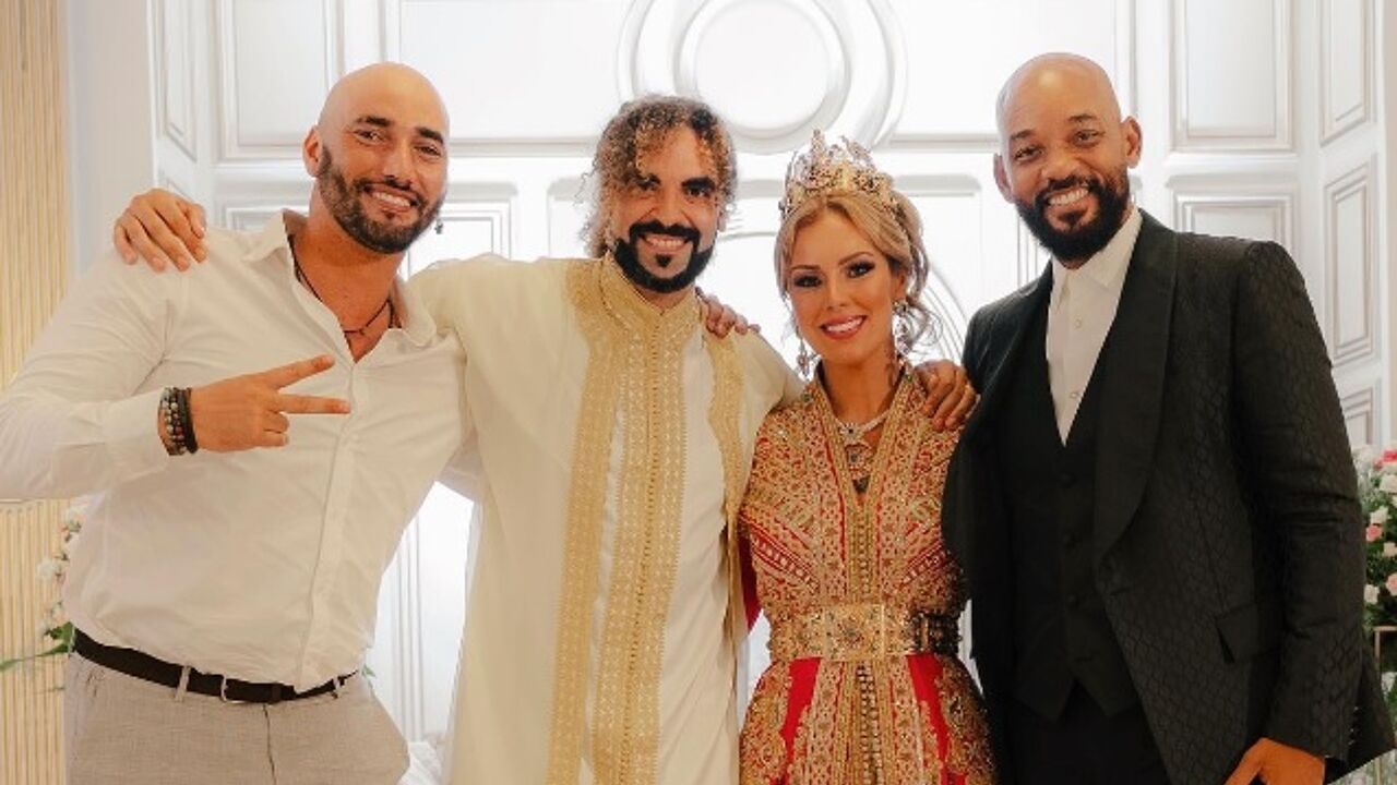 Will Smith among guests the wedding of Adil El Arbi and Loubna ...