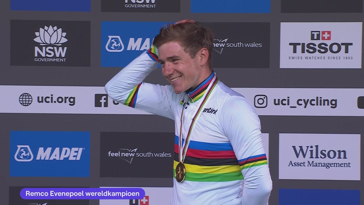 Remco Evenepoel op zijn 22ste wereldkampioen: "Ik denk niet dat ik ooit ...