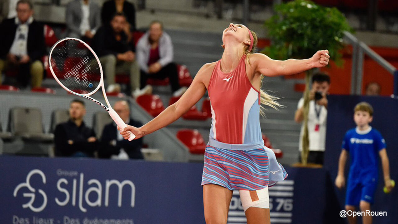 Maryna Zanevska trakteert zichzelf in Frankrijk op een tweede WTA-titel ...