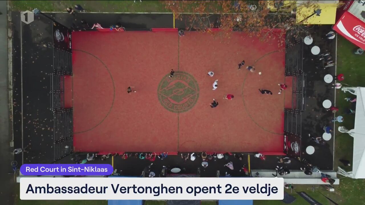 Ambassadeur Jan Vertonghen opent 2e Red Court-veldje in Sint-Niklaas ...