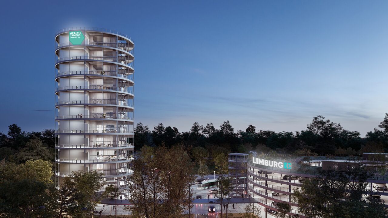 Veertig meter hoge cilindervormige toren wordt uithangbord van de ...