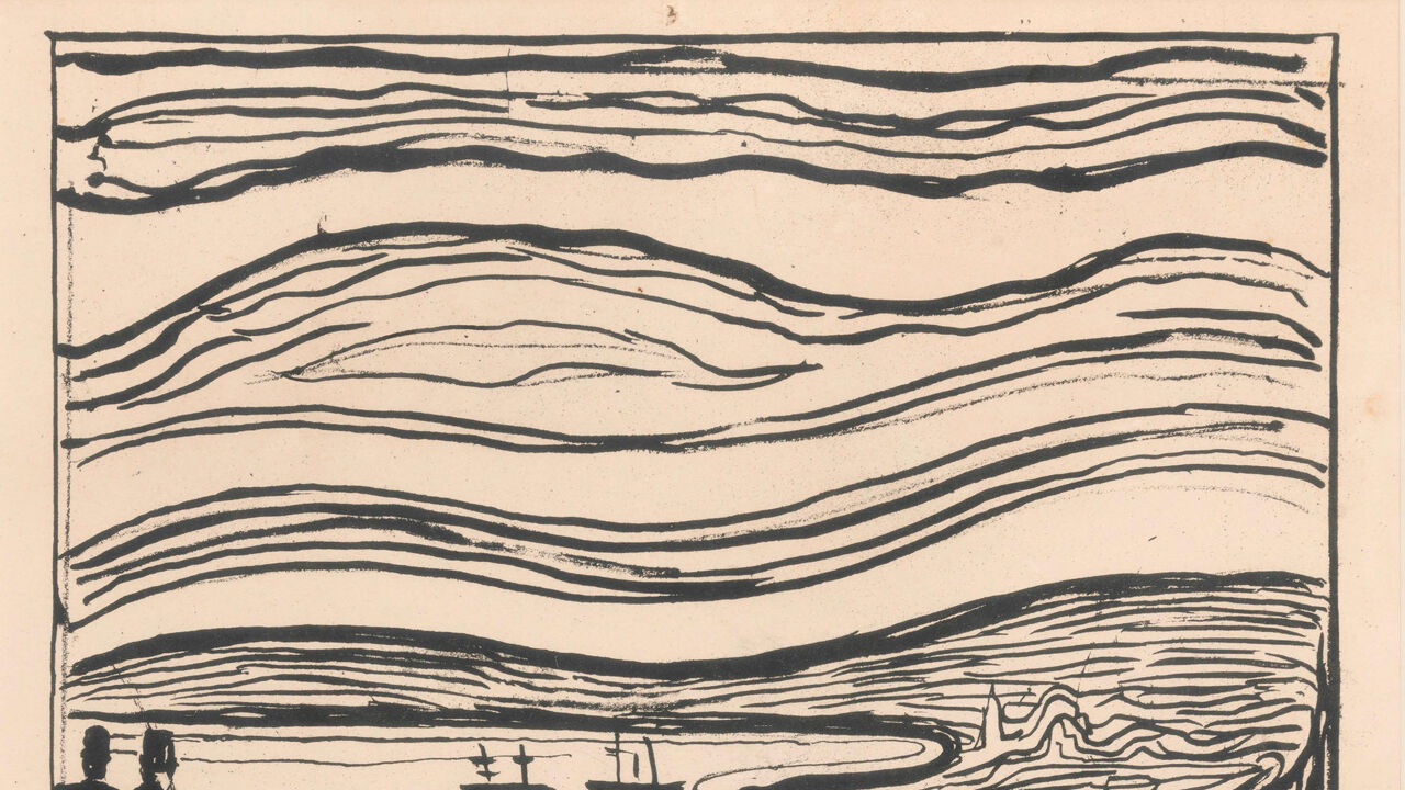 De Reede in Antwerpen toont litho van wereldberoemde "De Schreeuw" van ...