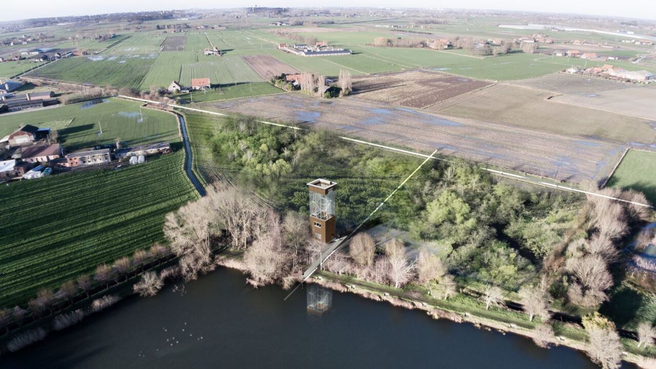 Toren van voormalig pompgebouw in Eernegem wordt uitkijkpunt | VRT NWS ...