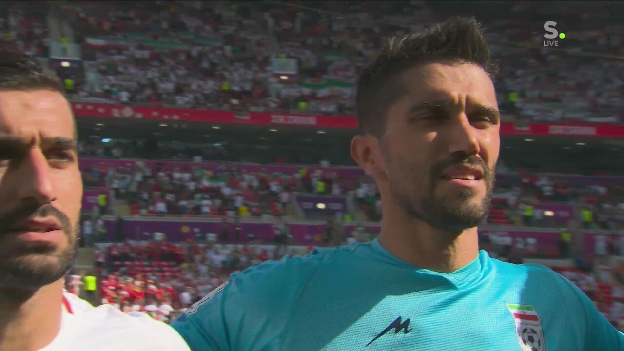 BEKIJK: Iraanse spelers zingen nu wél mee met hun volkslied | sporza