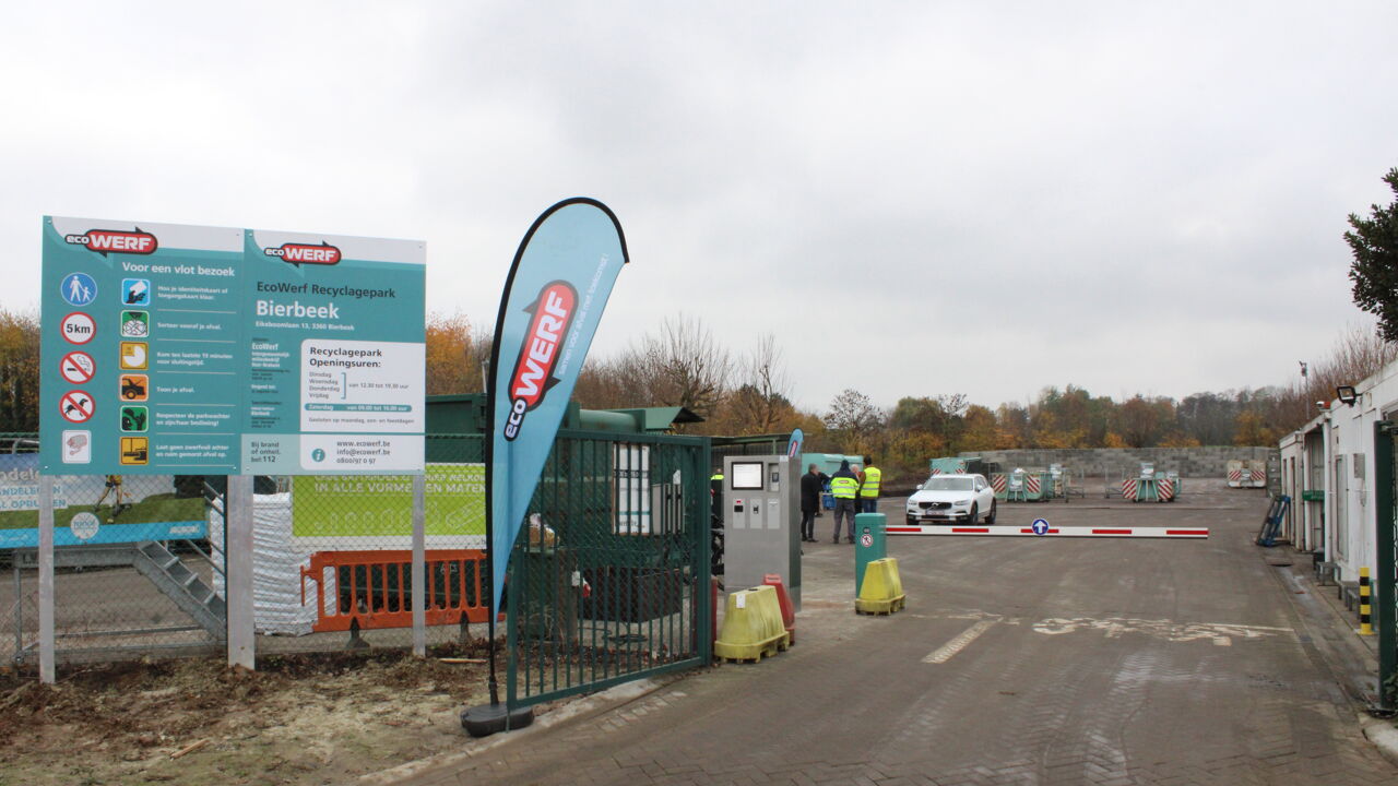Containerpark Bierbeek is voortaan EcoWerf-recyclagepark | VRT NWS: nieuws