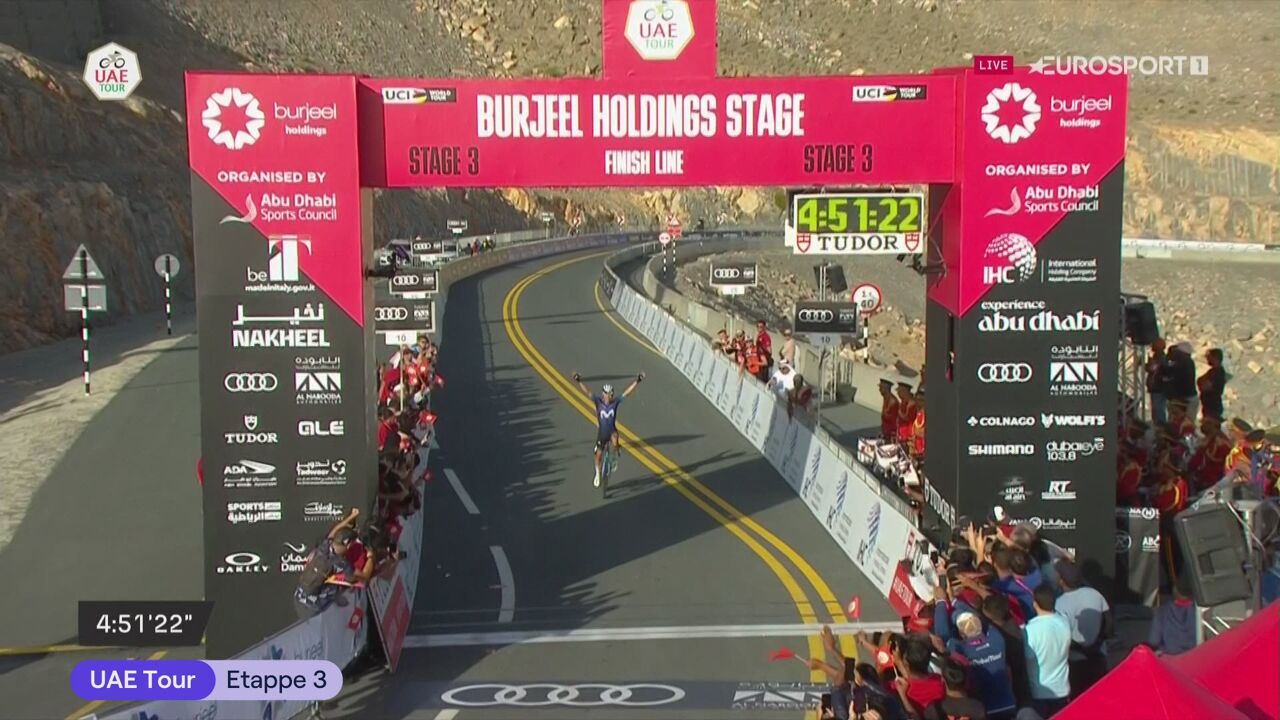 Het journaal 19u met o.a. een 2e plaats in de 3e rit in de UAE Tour ...