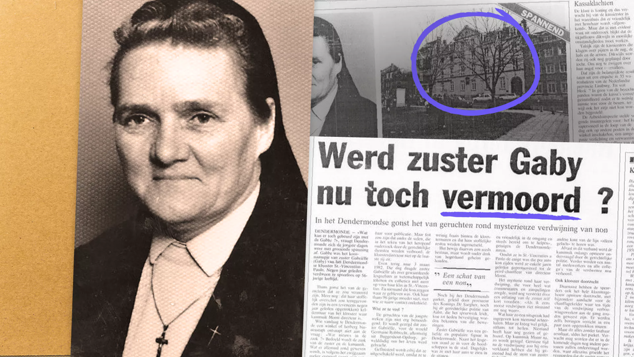 "Waar is zuster Gabrielle?": VRT NWS onderzoekt verdwijningszaak in ...