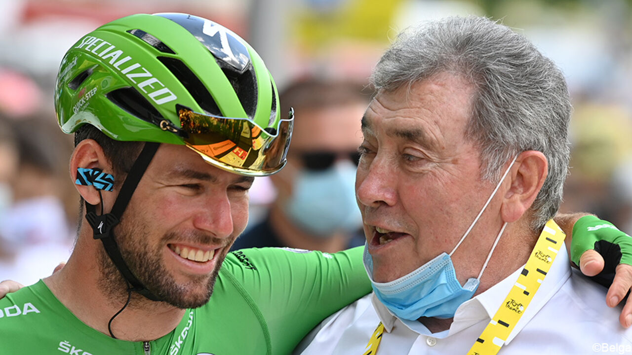 Eddy Merckx: "Ik hoop dat Mark Cavendish volgend jaar nog deelneemt aan ...