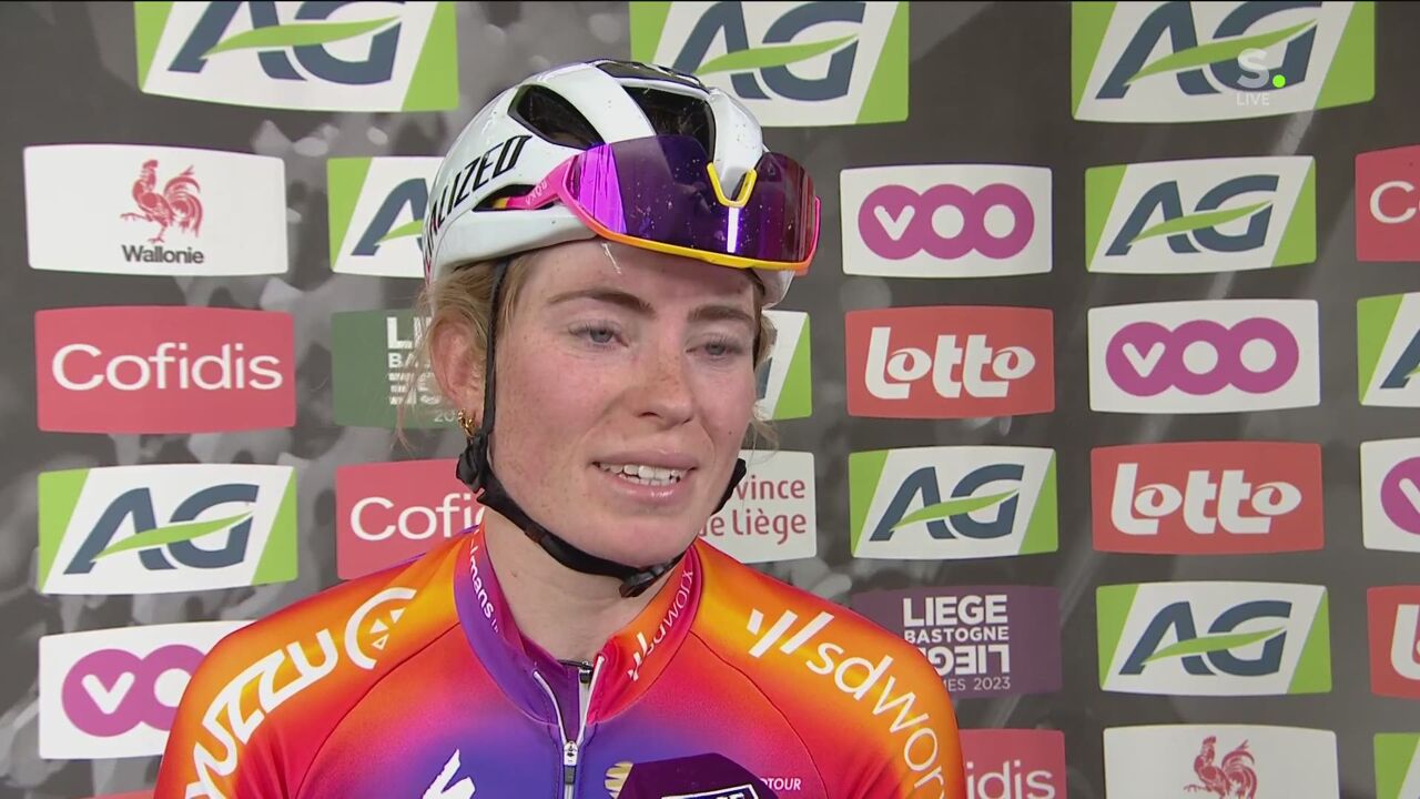 Demi Vollering: "Ik was blij dat Longo Borghini meewerkte" | sporza