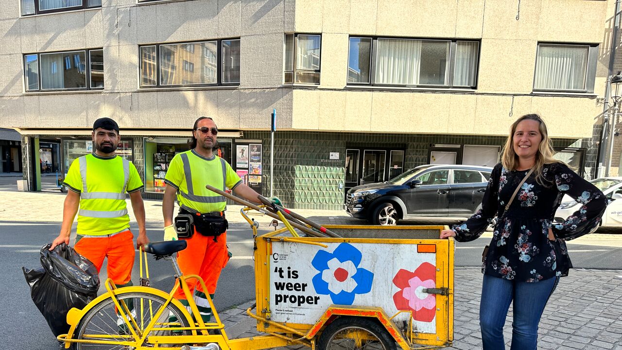 Kuisploeg Oostende doet extra ronde na klachten over zwerfvuil: "Komt niet alleen door meeuwen ...