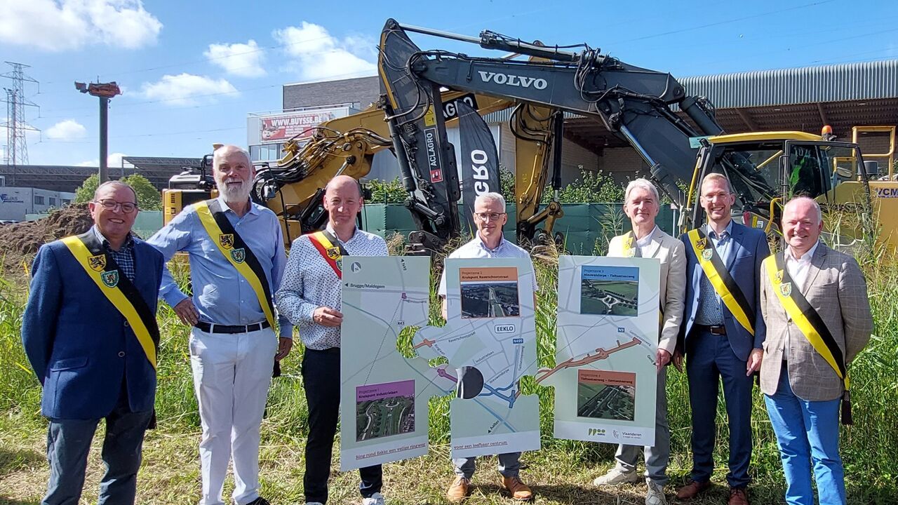 Werken aan Ring rond Eeklo na meer dan 50 jaar begonnen | VRT NWS: nieuws