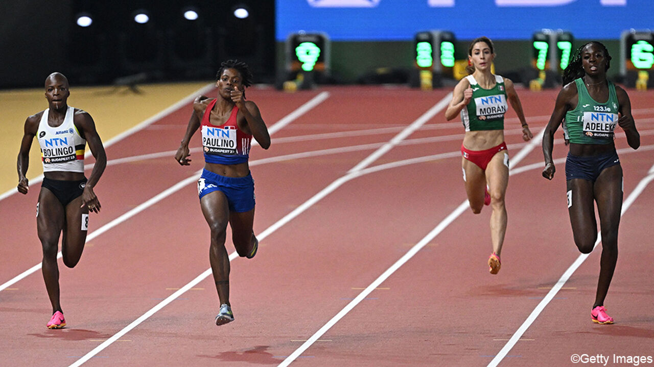 Kanontijd! Cynthia Bolingo verbetert Belgisch record 400m op weg naar ...