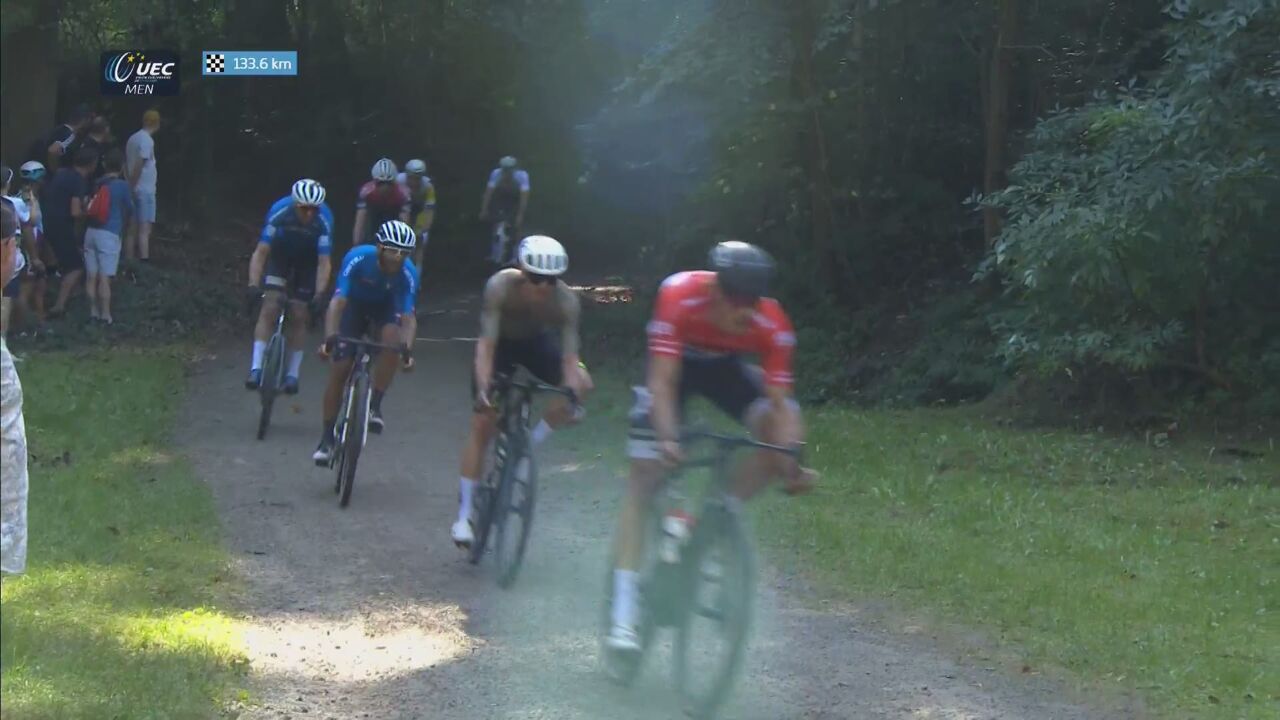 Thuisrijder Jasper Stuyven wint 1e EK gravel na stevige solo, Tiffany ...