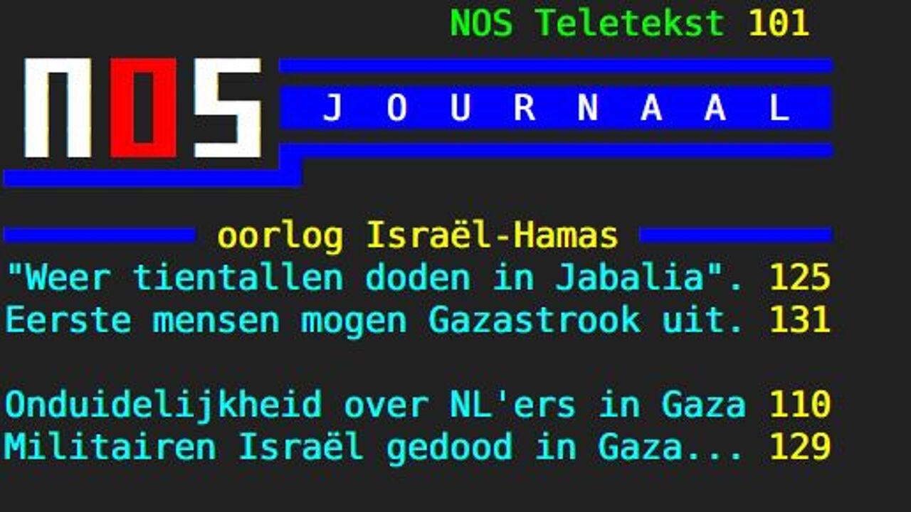 NOS investeert in nieuw systeem en kan weer jaren verder met teletekst ...