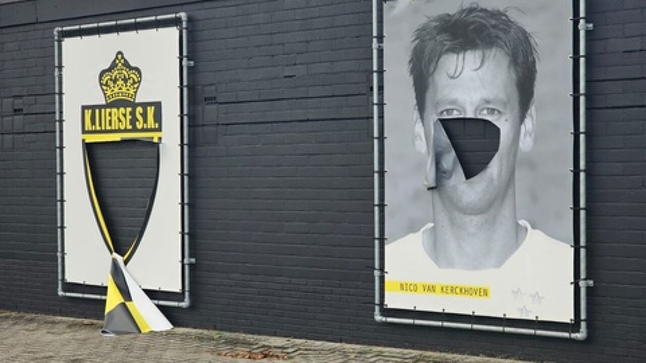 Lukaku "de mond gesnoerd" en Nico Van Kerckhoven zonder neus: vandalen ...