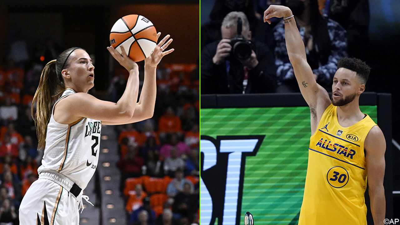 Sabrina vs. Stephen: driepunterfenomenen Ionescu en Curry gaan in duel ...