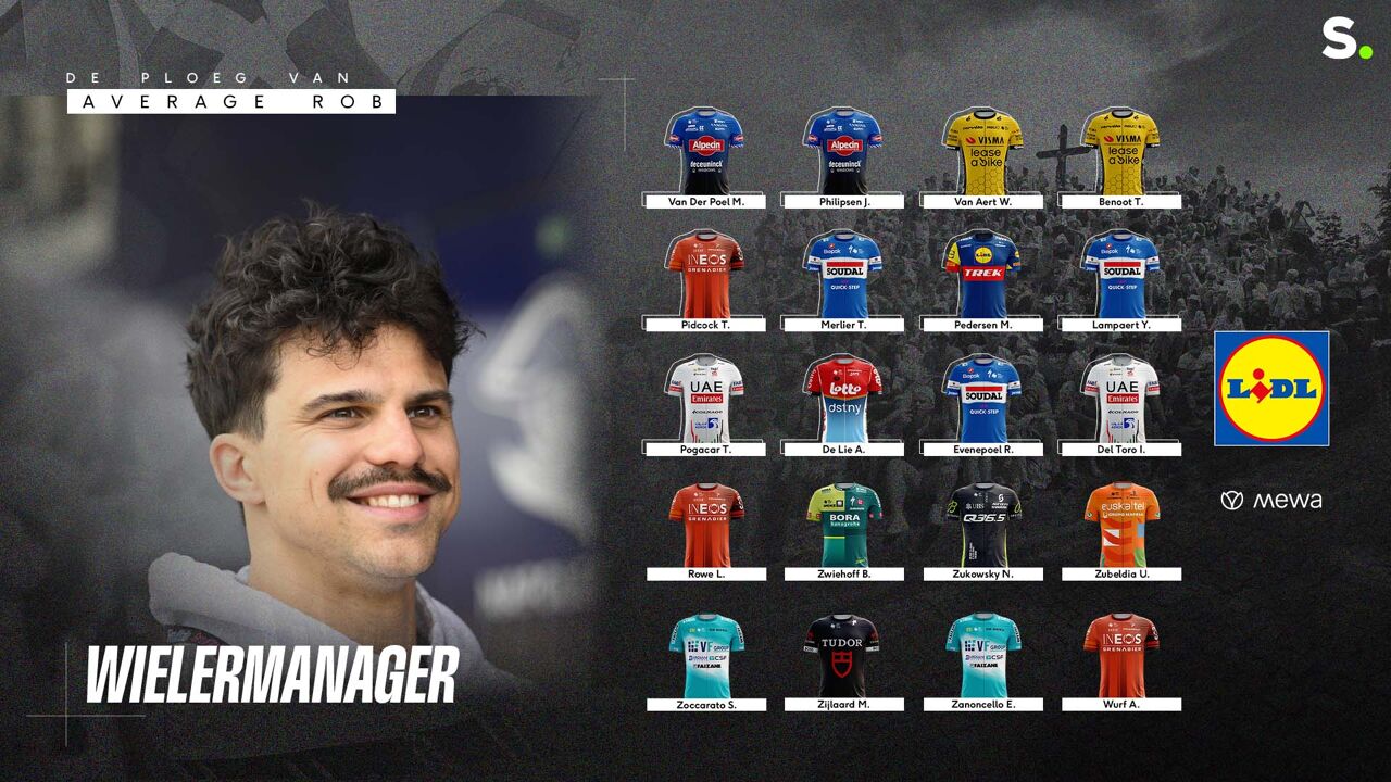 De wielermanager van Average Rob: "Alle toppers en een Ironman-legende ...