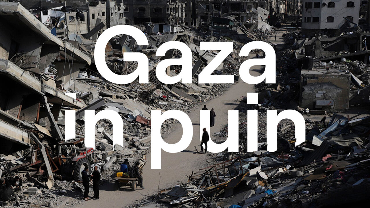 Gaza in puin: beelden voor en na tonen de schade van 6 maanden oorlog ...