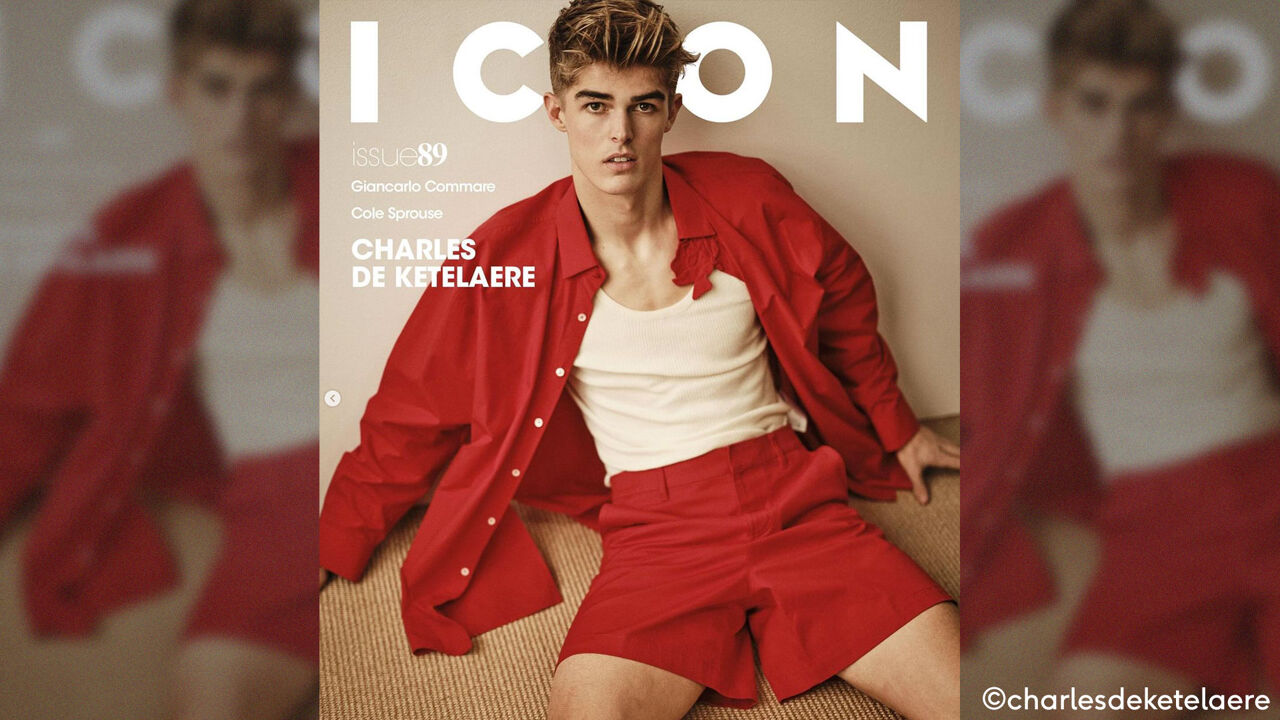 Zo zag je hem nog nooit: poserende Charles De Ketelaere pronkt op de ...