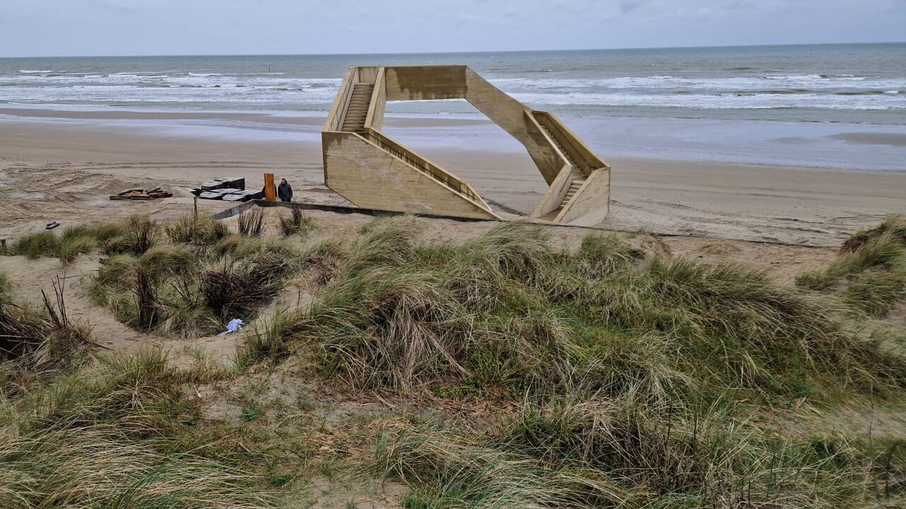 Bijzonder uitkijkpunt opent in De Panne: een lus die zee, land en lucht ...