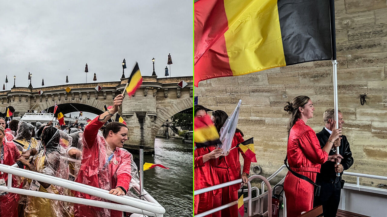 VIDEO - Meesseman en Guéry zwaaien met de Belgische vlag op ...