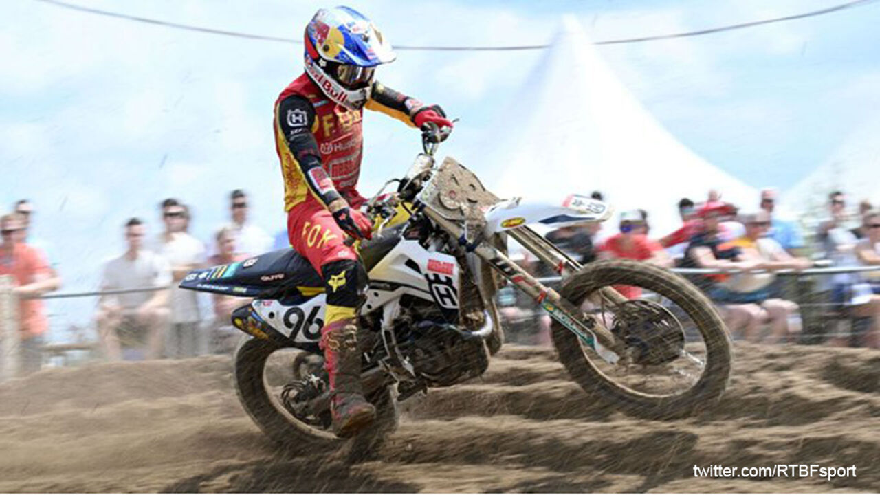 Lucas Coenen pakt de MX2-zege in Zweden, Spanjaard Prado haalt het in MXGP | sporza